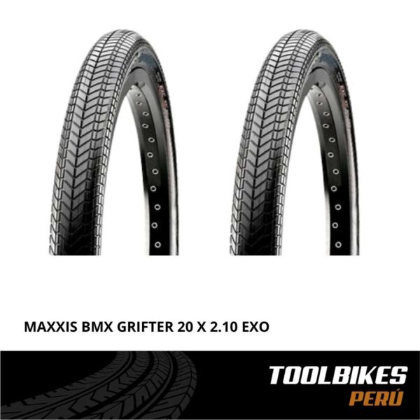 LLANTA MAXXIS BMX GRIFTER 20X2.10 SILKSHIELD 60TPI – TOOLBIKES PERÚ